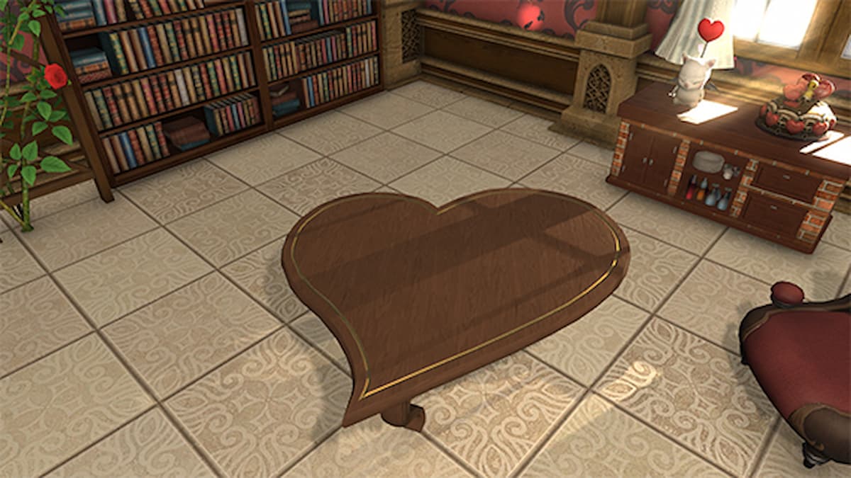 How to get the Valentione's Heart Desk in Final Fantasy XIV - Gamepur