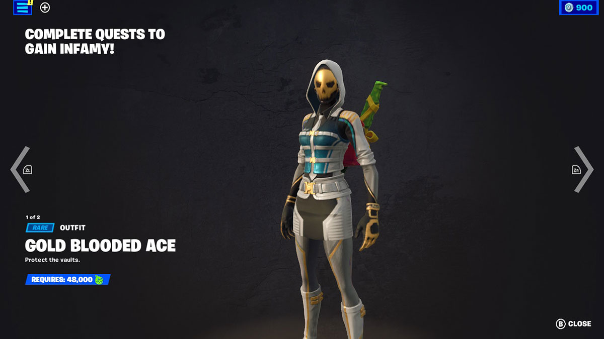 How to get the Gold Blooded Ace skin in Fortnite - Gamepur