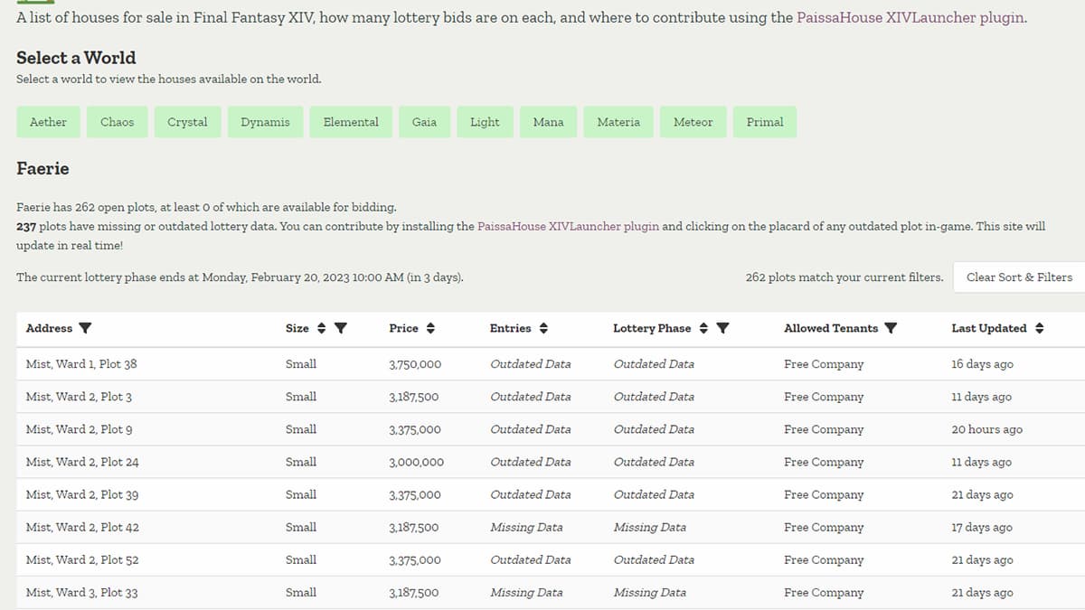 How to track housing availability in Final Fantasy XIV - Gamepur