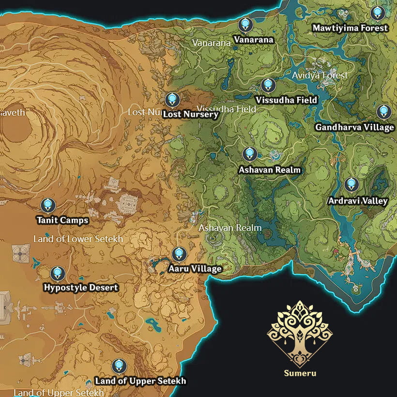 All Statue of the Seven locations in Genshin Impact - Gamepur