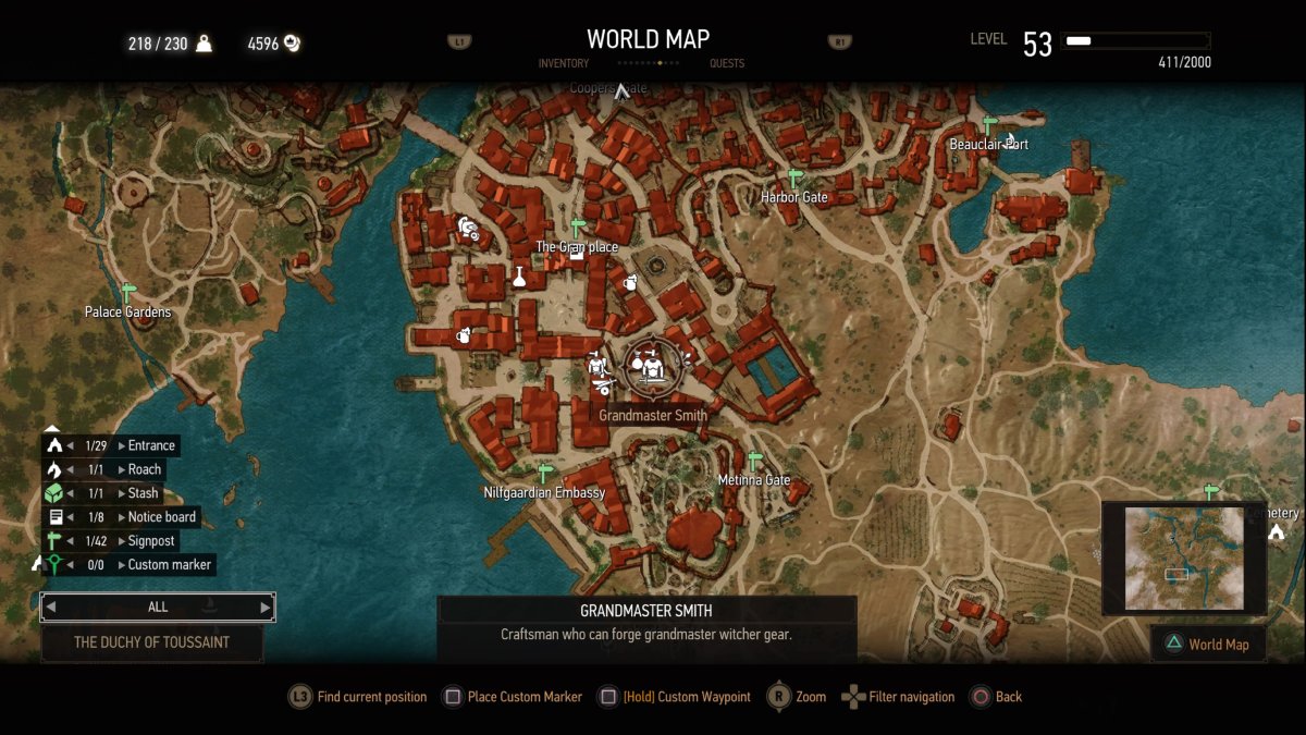 How to unlock the Grandmaster Armor Blacksmith in The Witcher 3 - Gamepur