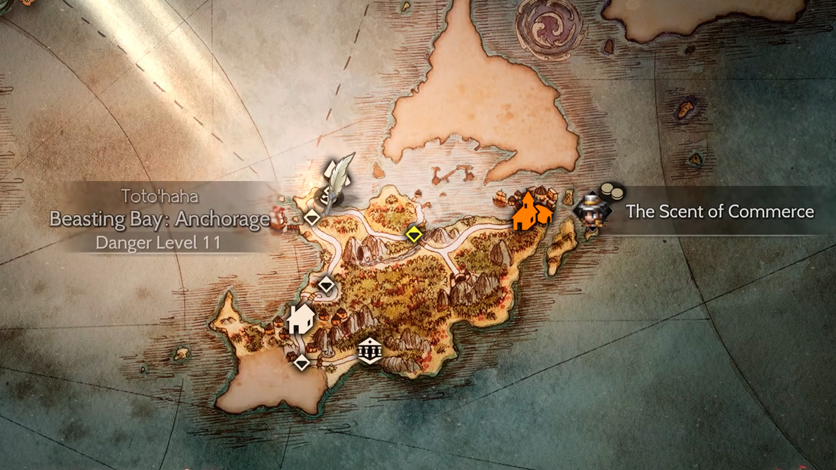 All license locations in Octopath Traveler 2 - Gamepur