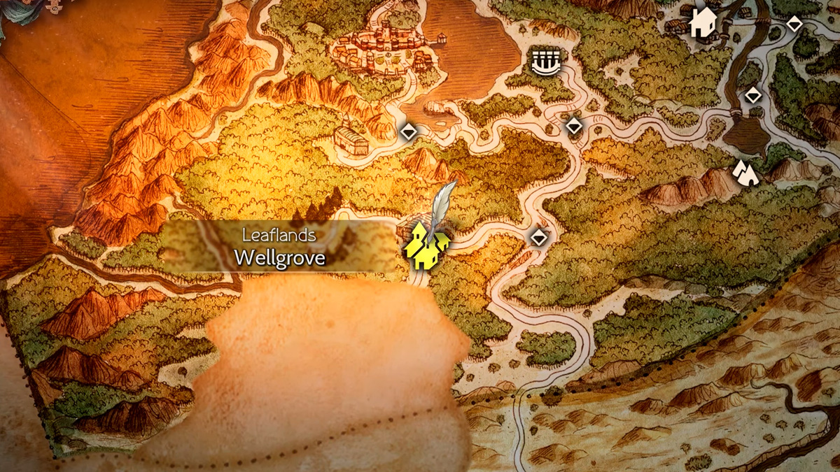 All license locations in Octopath Traveler 2 - Gamepur