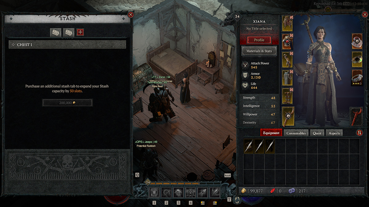 Diablo 4 - Can You Increase Your Inventory Size - Gamepur