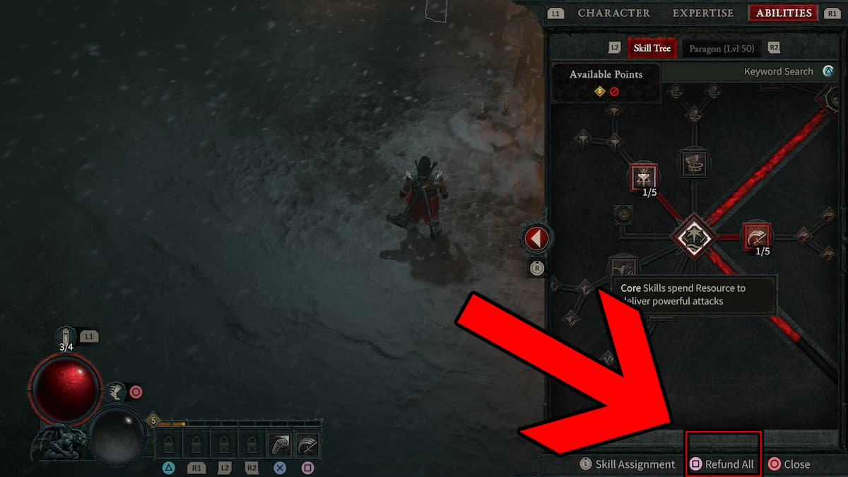 Diablo 4 - How to Respec Skills - Gamepur