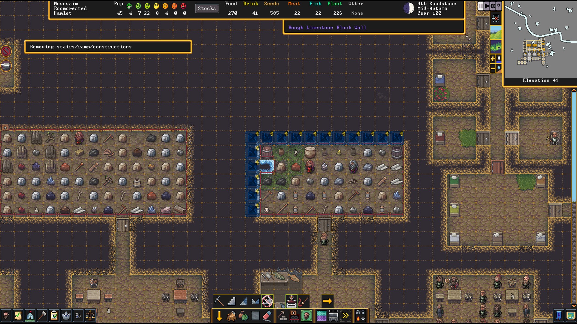 How to remove construction in Dwarf Fortress - Gamepur