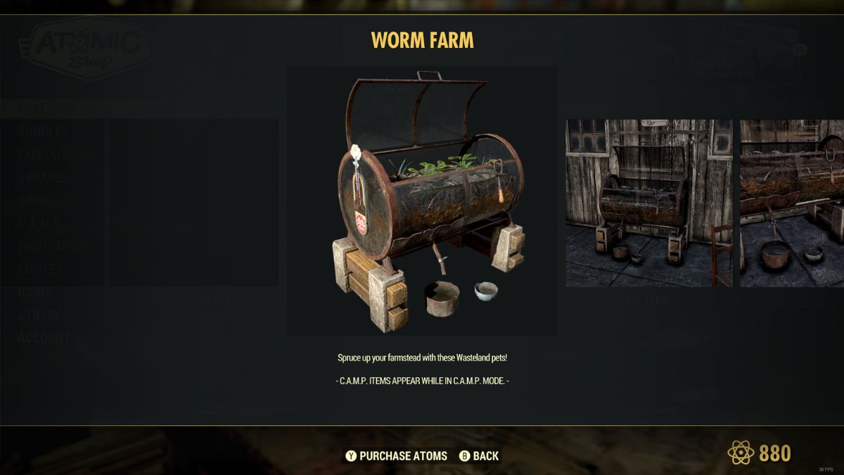How to get and use the Worm Farm in Fallout 76 - Gamepur