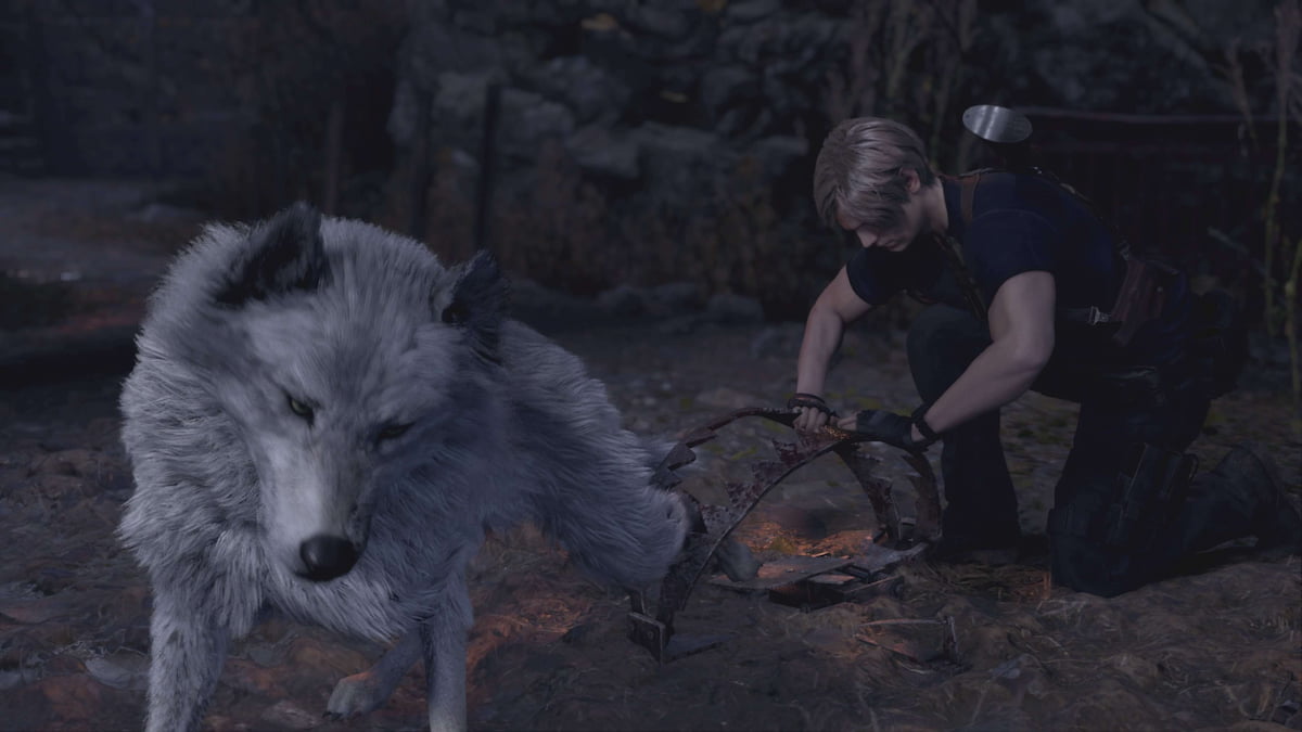 Should you help the trapped wolf in Resident Evil 4 remake? - Gamepur