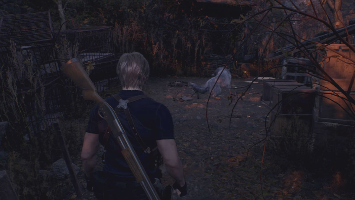 Should you help the trapped wolf in Resident Evil 4 remake? - Gamepur