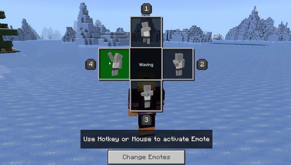 How emotes work in Minecraft - Gamepur