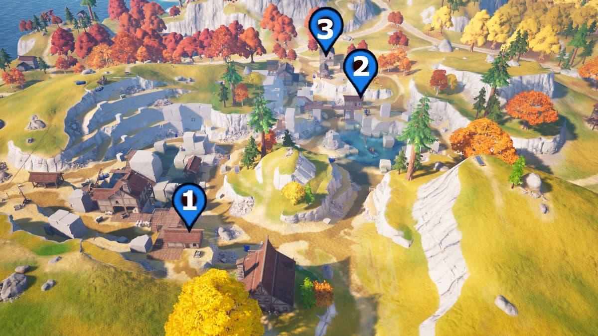 Where to search for ancient text at Shattered Slabs in Fortnite Chapter ...