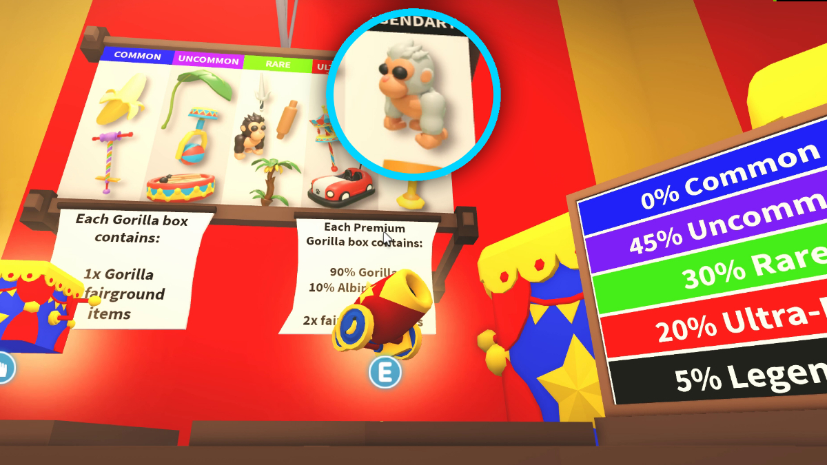 Gorilla Fairground event in Adopt Me – all pets and how to get - Gamepur