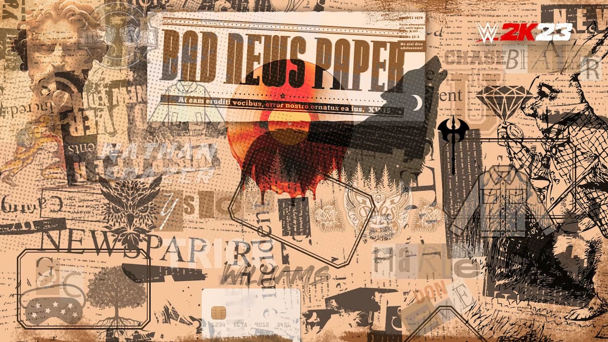 WWE 2K23 teases post-launch DLC content with The Bad News Paper - Gamepur