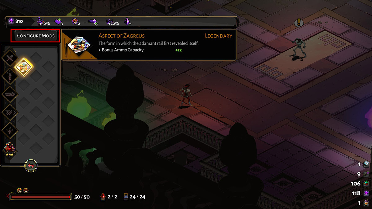 How to set up the Zeus's Favorite Nephew mod for Hades - Gamepur