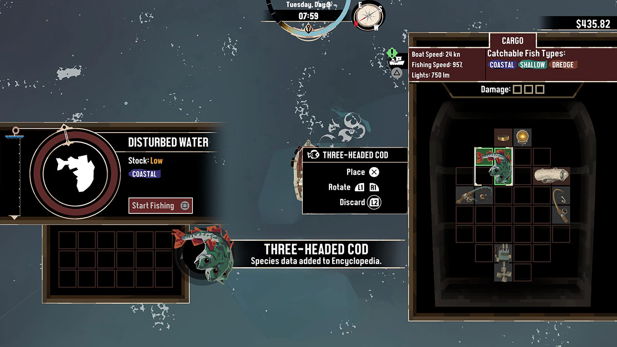 How to catch exotic aberrant fish in Dredge - Gamepur