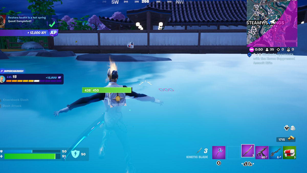 How to restore health in hot springs in Fortnite Chapter 4 Season 2 ...