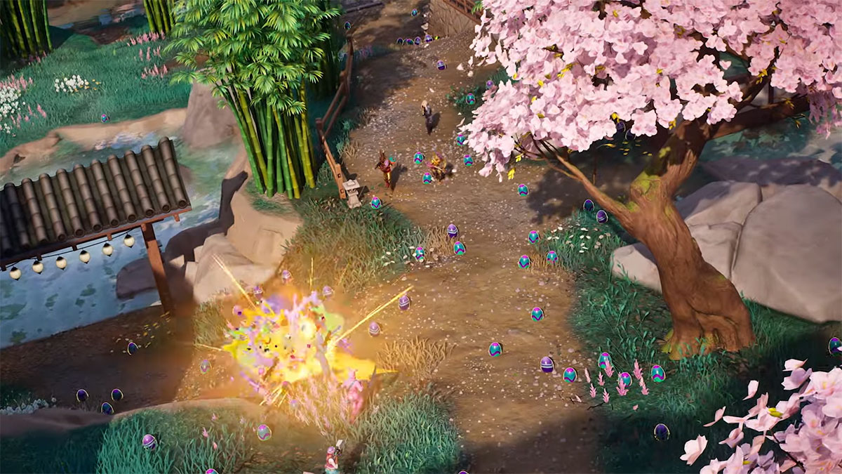 How to visit Cherry Blossom Tree Displays in Fortnite Chapter 4 Season ...