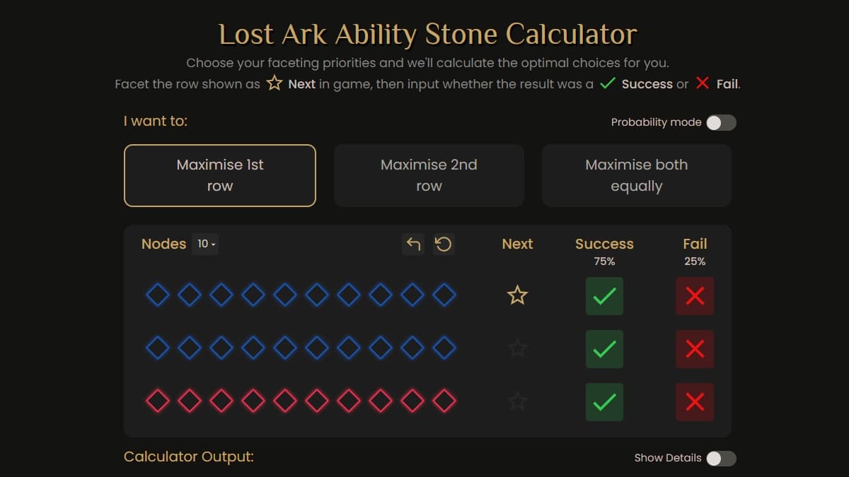 The best Ability Stone calculator for Lost Ark, and how to use it - Gamepur