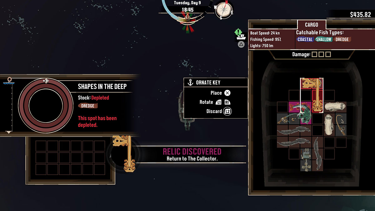 Where to find all Relics in Dredge - Gamepur