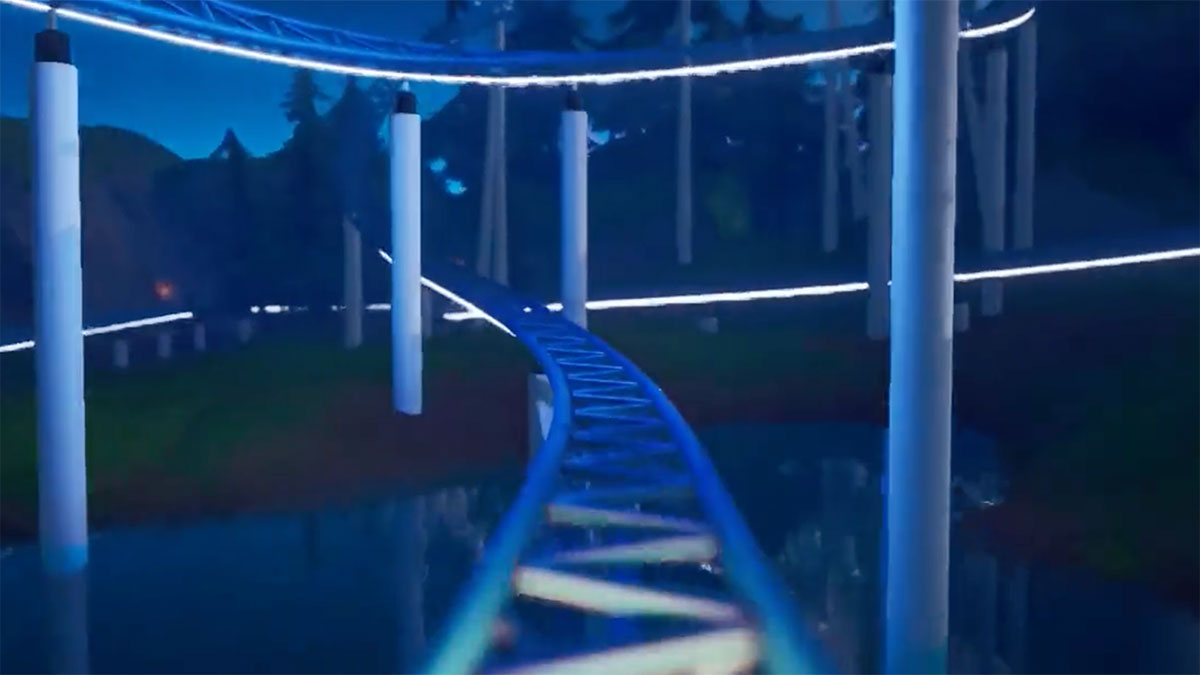 Someone has already built a fully functional roller coaster in Fortnite ...