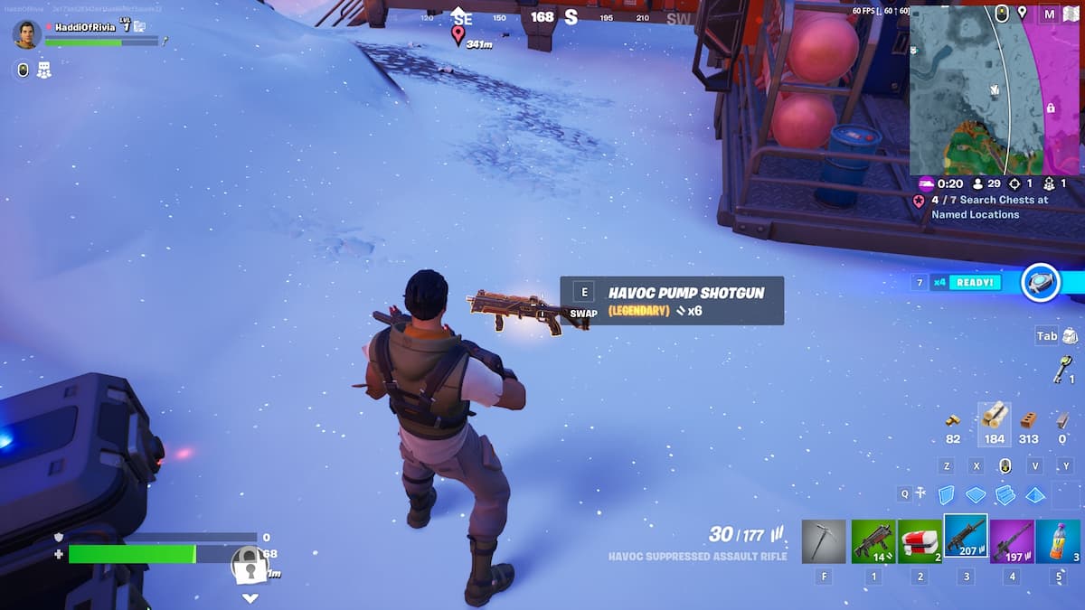 Where to find the Havoc Pump Shotgun in Fortnite Chapter 4 Season 2 ...