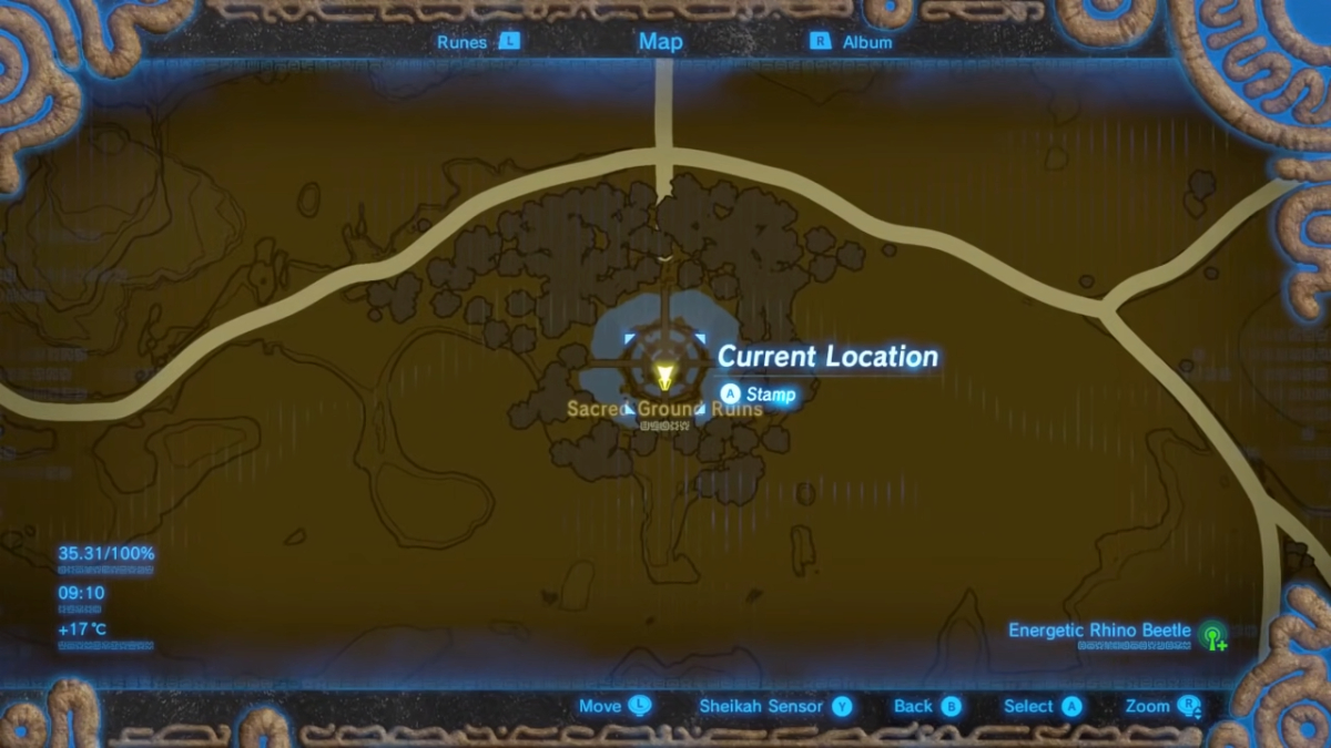 Breath of the Wild - All Memory Locations - Gamepur