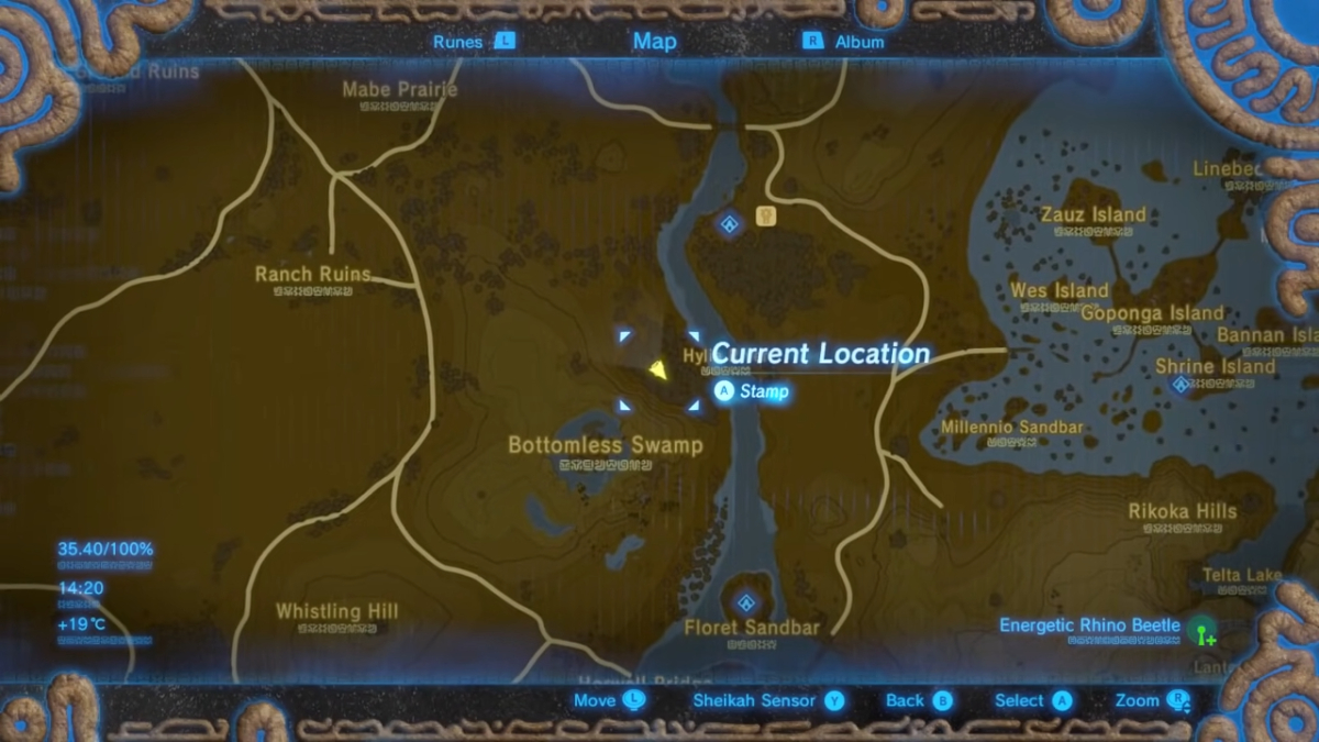 Breath of the Wild - All Memory Locations - Gamepur