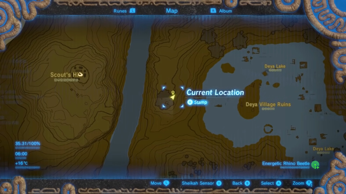 Breath of the Wild - All Memory Locations - Gamepur