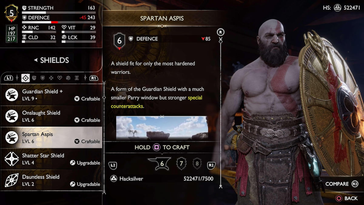 God of War Ragnarok: How to get the Spartan Aspis shield - Gamepur