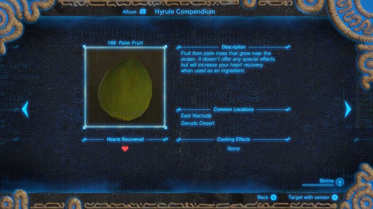 The Legend of Zelda: Breath of the Wild - All Fruit & Where to Find ...
