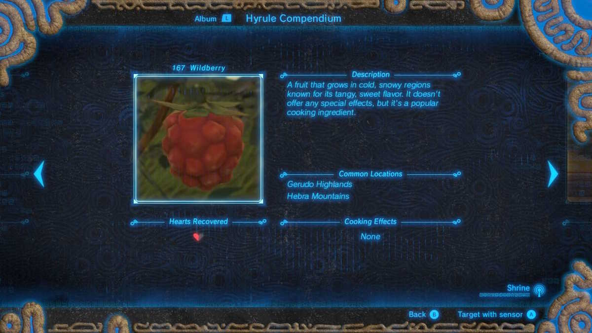 The Legend of Zelda: Breath of the Wild - All Fruit & Where to Find ...