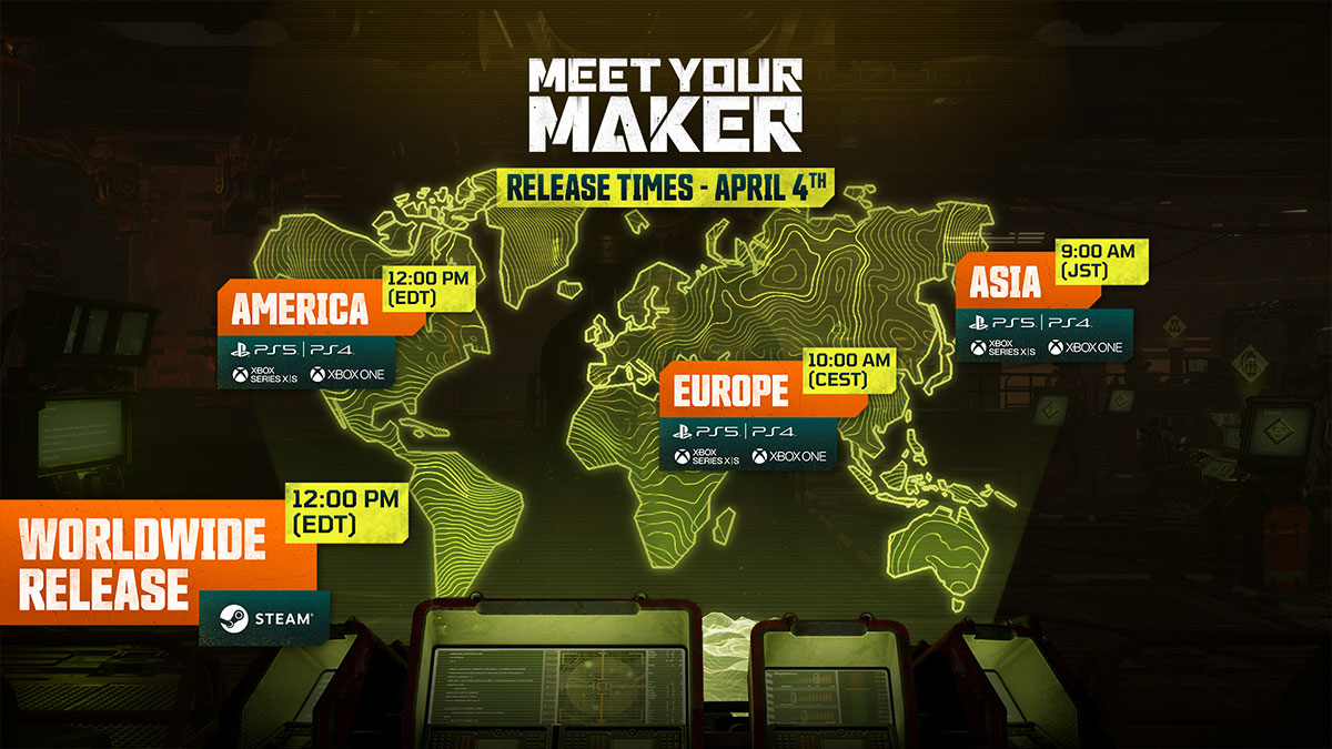What is the exact release time for Meet Your Maker? - Gamepur