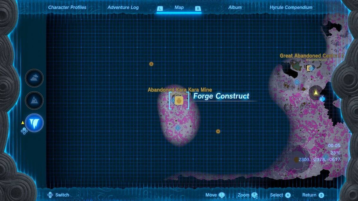 Tears of the Kingdom - All Forge Construct Locations in TotK