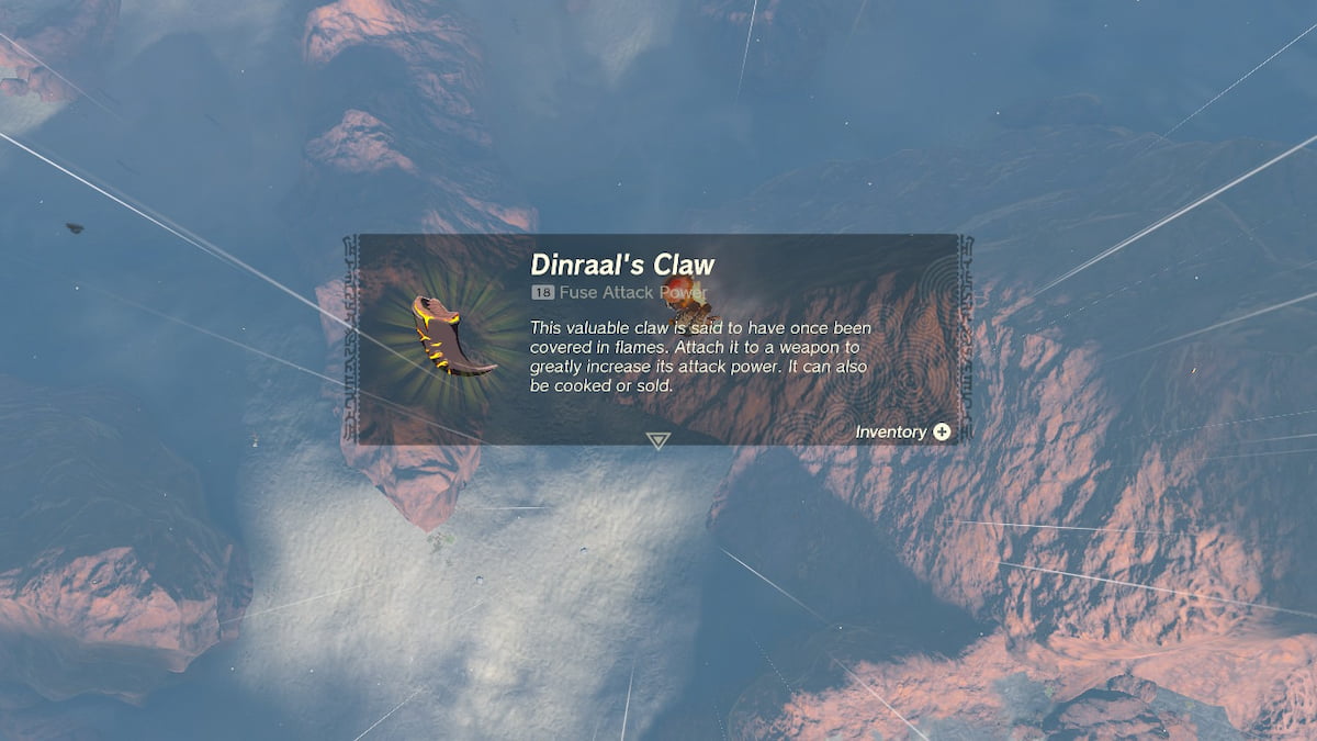 Tears of the Kingdom - How to Get Dinraal's Claw in TotK
