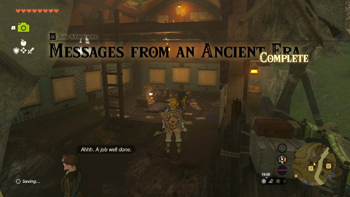 Tears of the Kingdom - How to Complete Messages from an Ancient Era ...