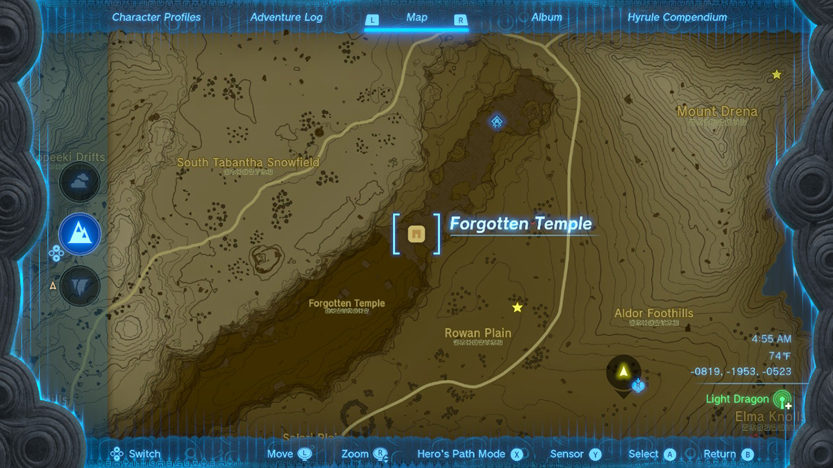 Tears of the Kingdom - Where to Find the Forgotten Temple - Gamepur