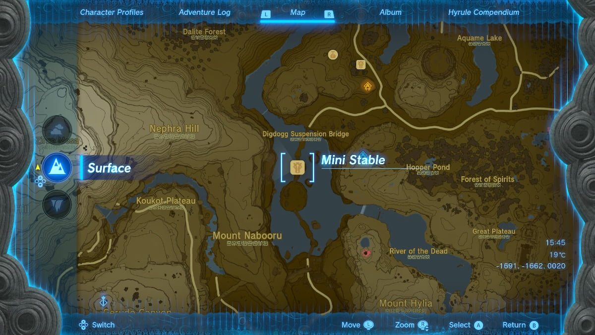 Tears of the Kingdom - All Stable Locations & Coordinates in TotK