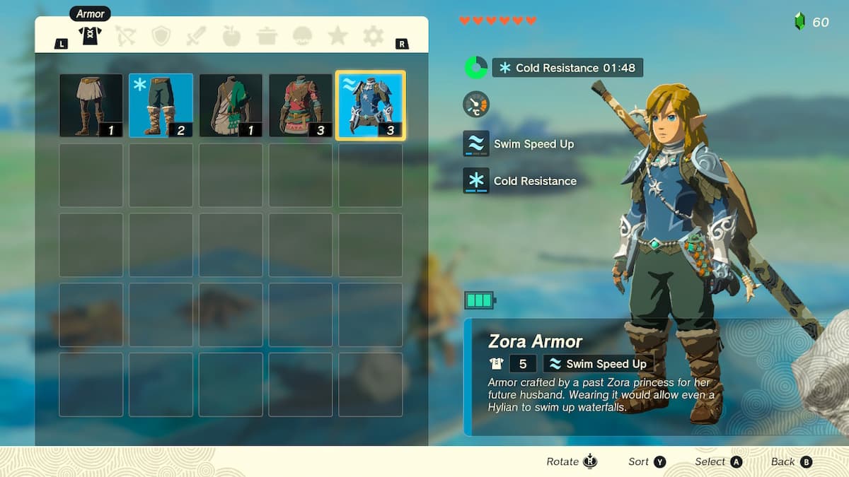 Tears Of The Kingdom - How To Get The Zora Armor in TotK