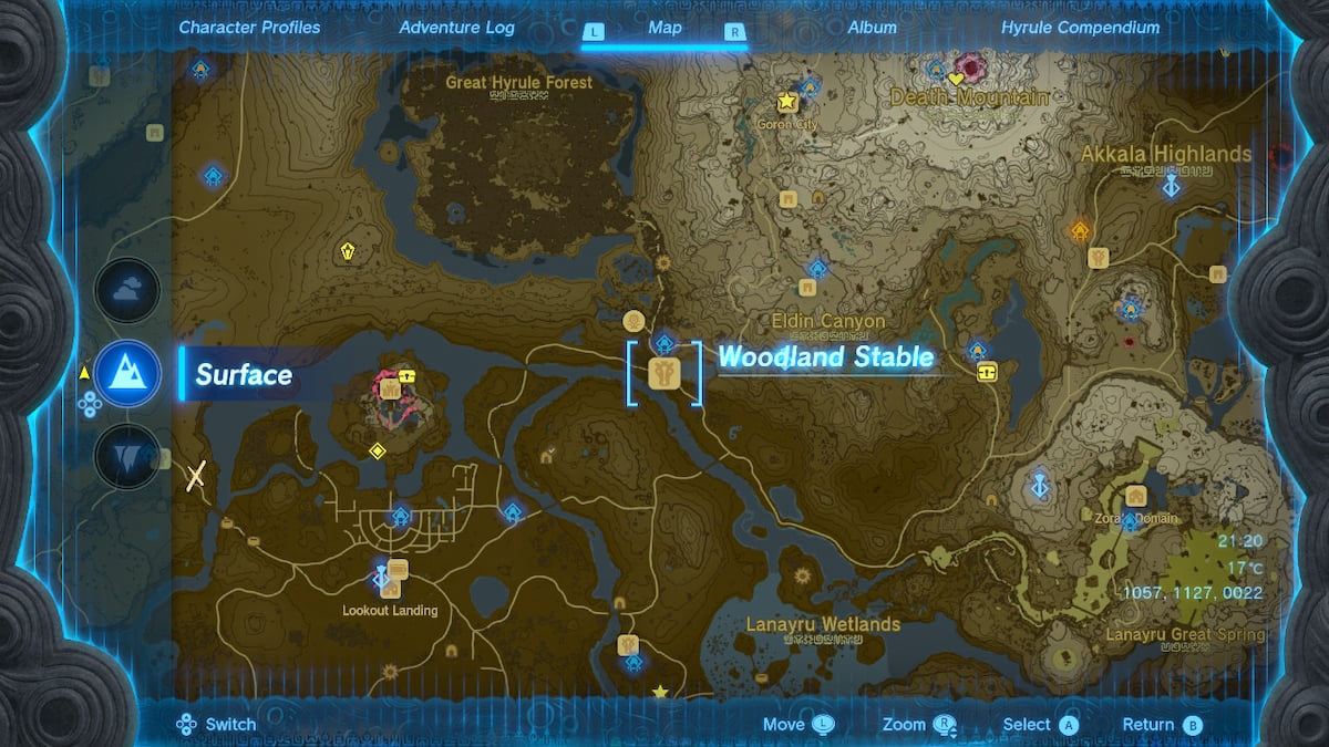 Tears of the Kingdom - All Stable Locations & Coordinates in TotK