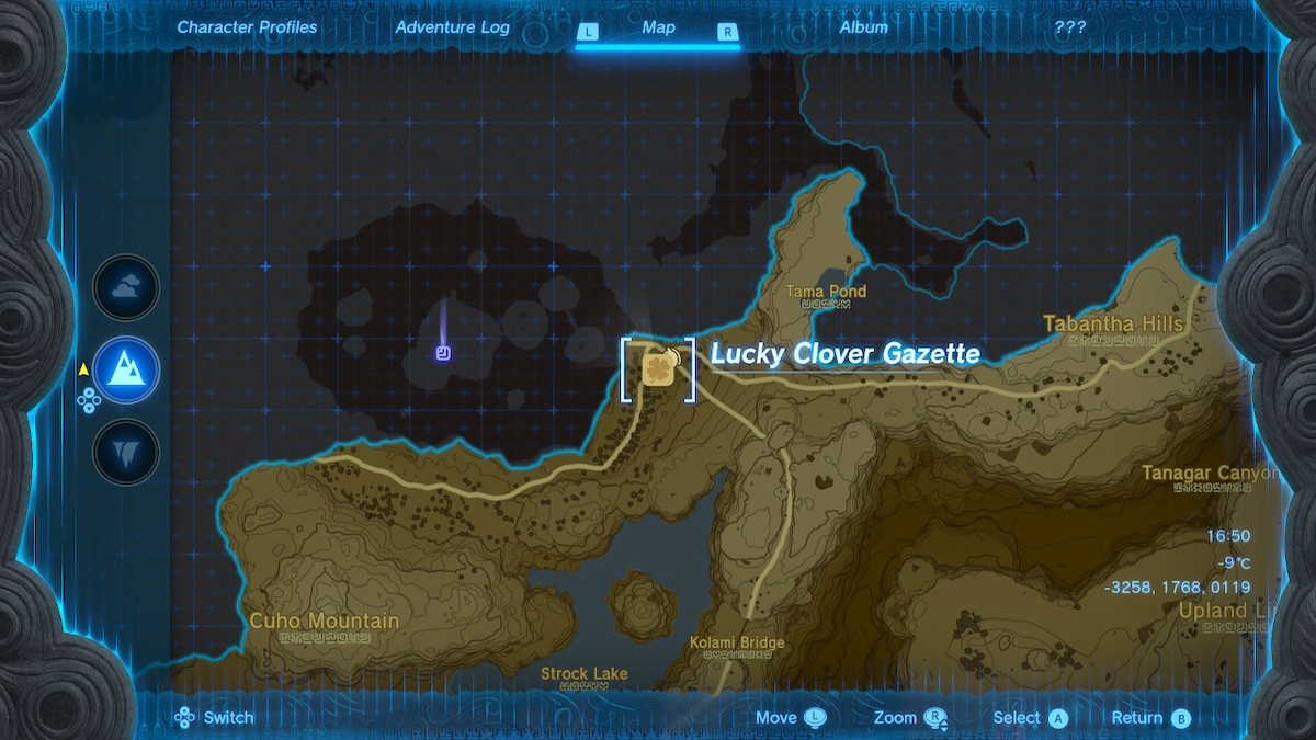 Tears of the Kingdom - Where to find the Lucky Clover Gazette in TotK