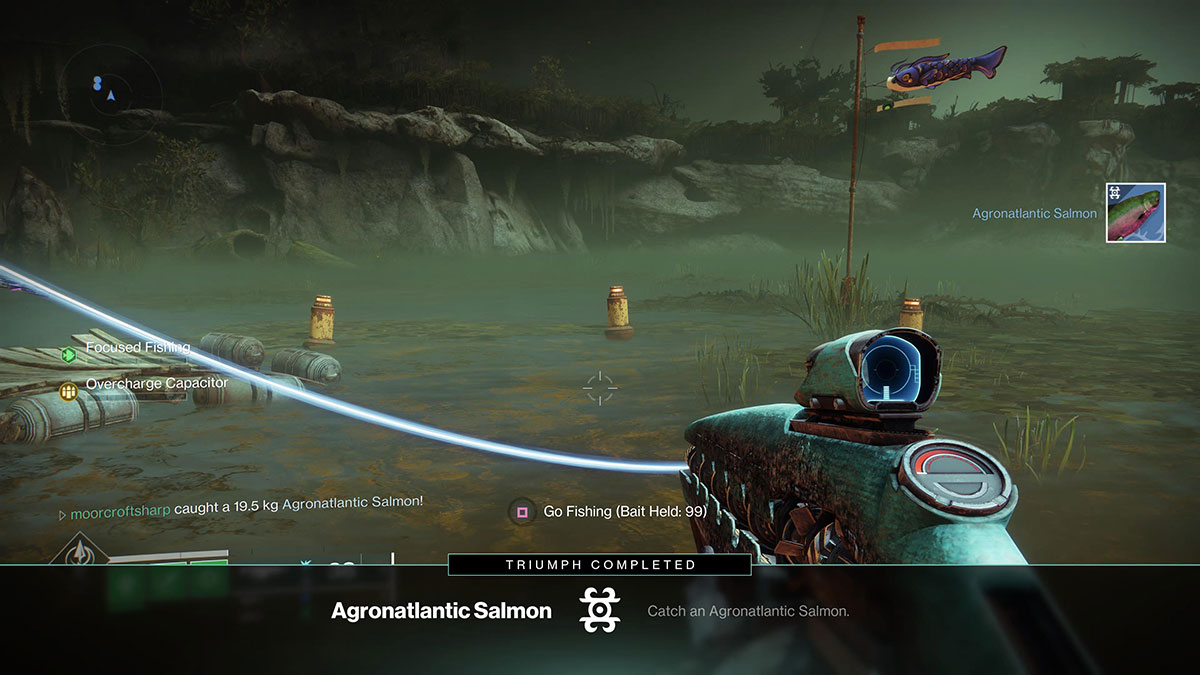 Destiny 2 Fishing Guide: How To Fish, All Locations & Focused Fishing