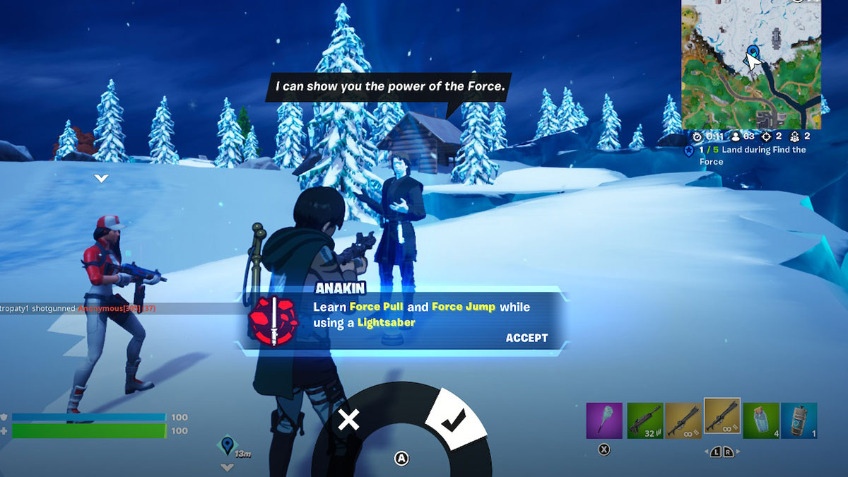 Fortnite: All Find the Force Quests & How to Complete Them - Gamepur