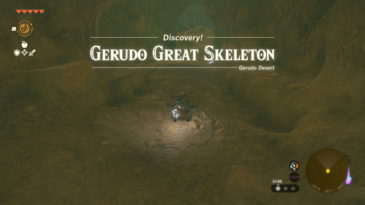 Tears of the Kingdom – How to Complete Gerudo's Colossal Fossil in TotK