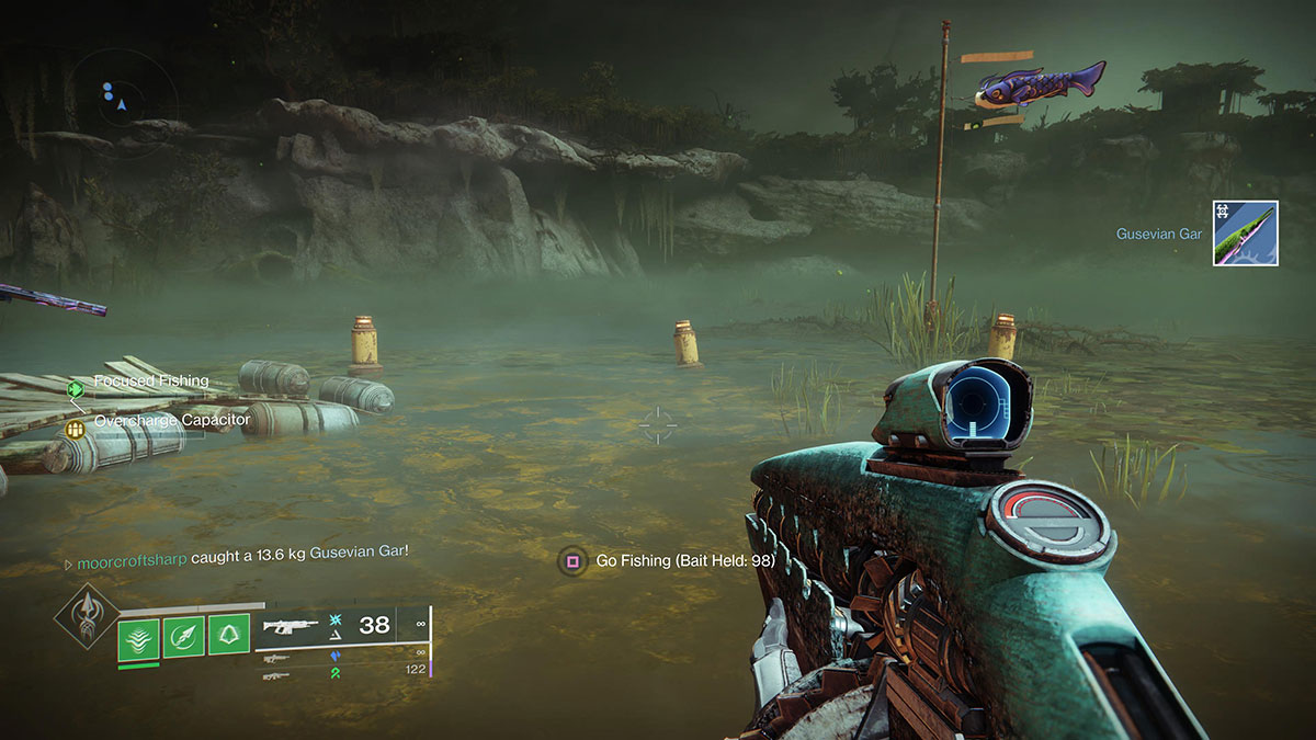 Destiny 2 Fishing Guide: How To Fish, All Locations & Focused Fishing