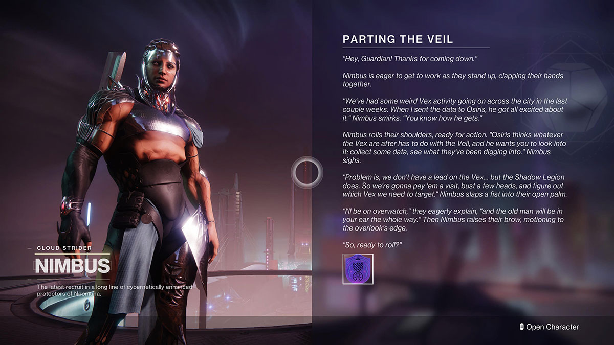 Destiny 2 - How To Complete Parting The Veil Quest