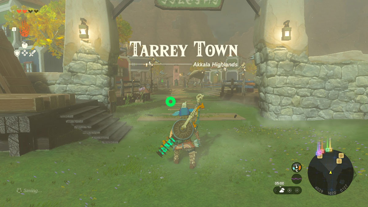 Tears of the Kingdom - How to get to Tarrey Town in TotK