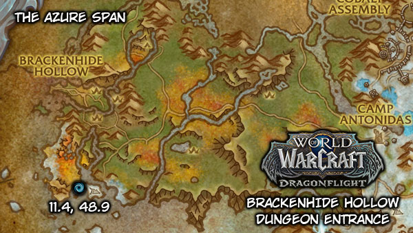 WoW Dragonflight: All Mythic+ Season 2 Dungeon Entrance Locations - Gamepur