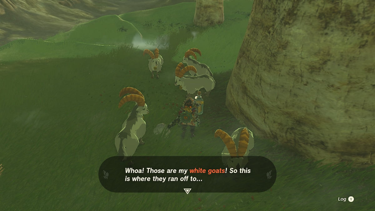 Tears of the Kingdom - How to Complete White Goats Gone Missing - Gamepur