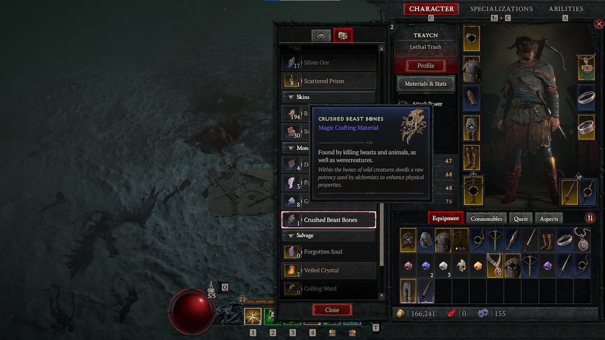 Diablo 4 - How to Get Crushed Beast Bones - Gamepur