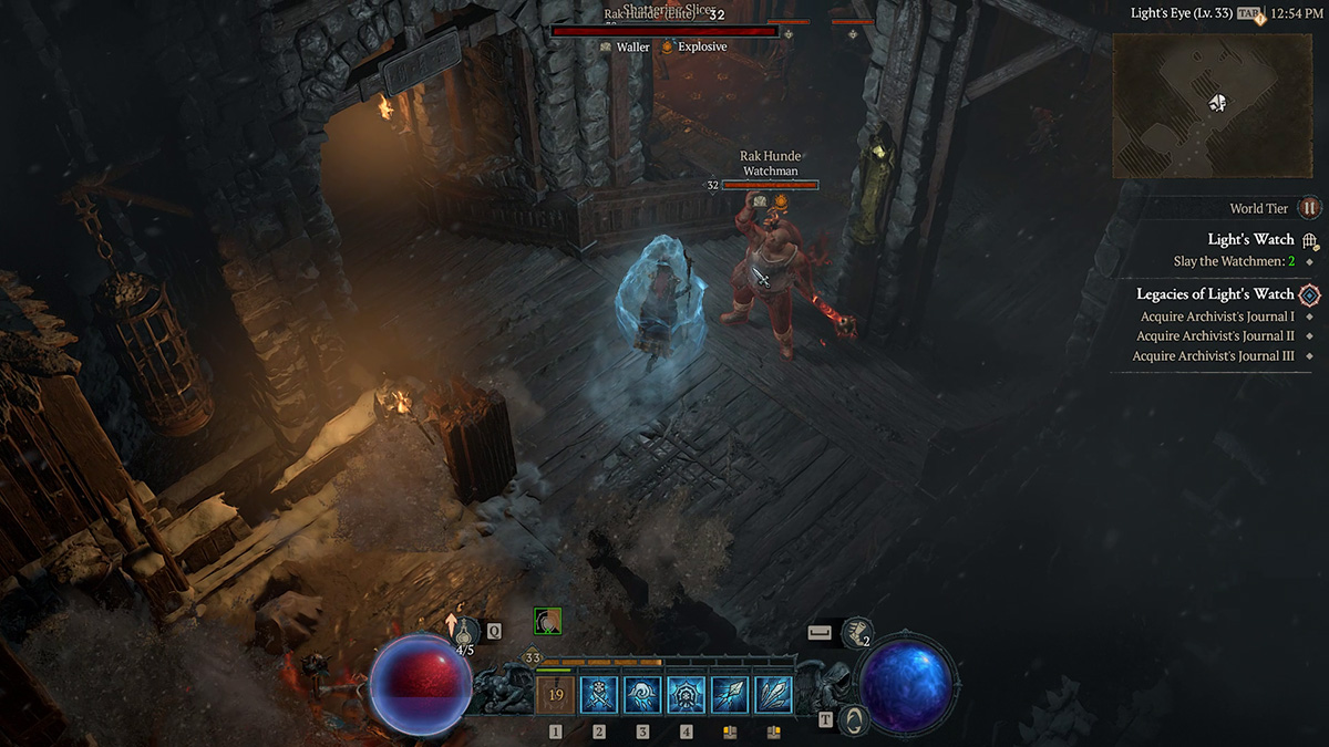 Diablo 4 - How to Complete the Light's Watch Side Dungeon - Gamepur